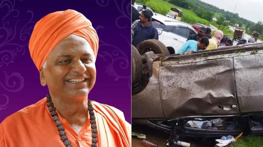 ಹುಬ್ಬಳ್ಳಿ: ಚಂದ್ರಶೇಖರ ಗುರೂಜಿ ಅಂತ್ಯಕ್ರಿಯೆ ಮುಗಿಸಿ ತೆರಳುವಾಗ ನಿಡಸೋಸಿ ಮಠದ ...