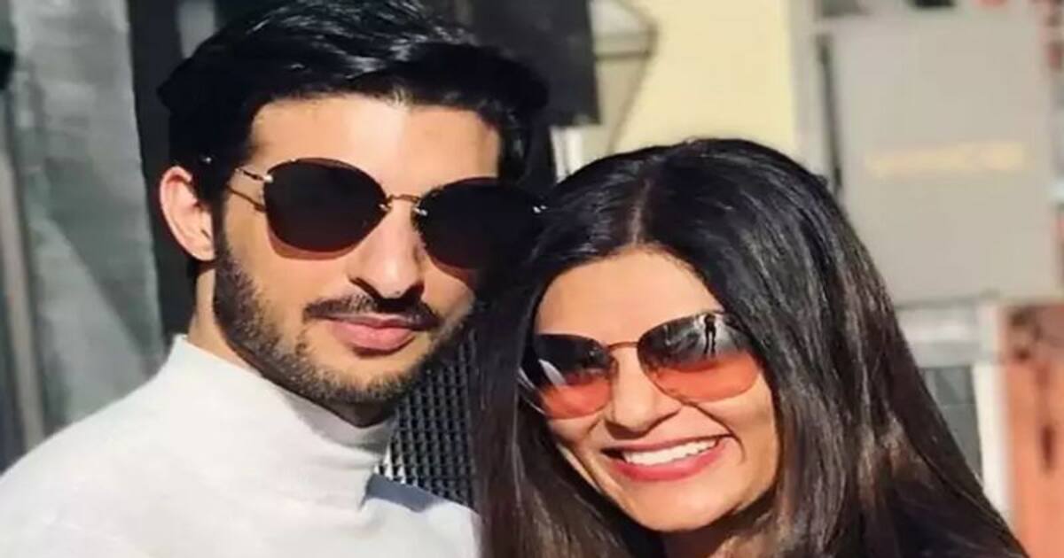 Sushmita Sen's ex-boyfriend Rohman Shawl spotted with her at Lakme ...