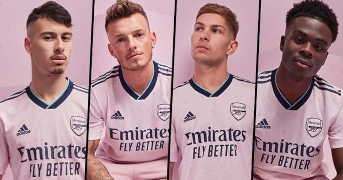 Arsenal unveils third kit for 2022-23; here's why the club chose to go pink