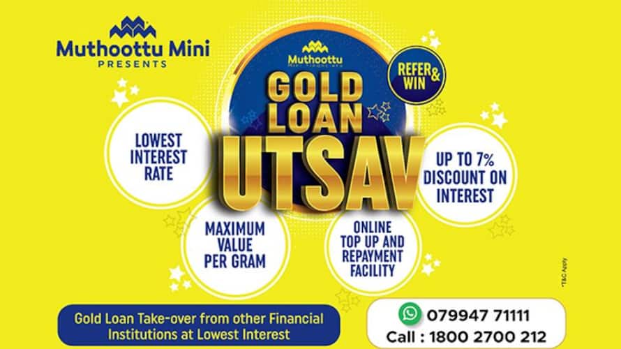 Muthoottu Mini Financiers presents Gold Loan Utsav with exciting festive offers