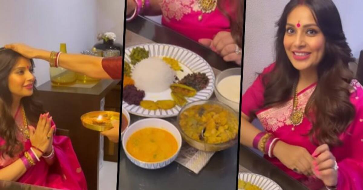 Video and Pictures: Bipasha Basu enjoys her ‘Shaad' ceremony (Bengali Baby Shower), in pink saree