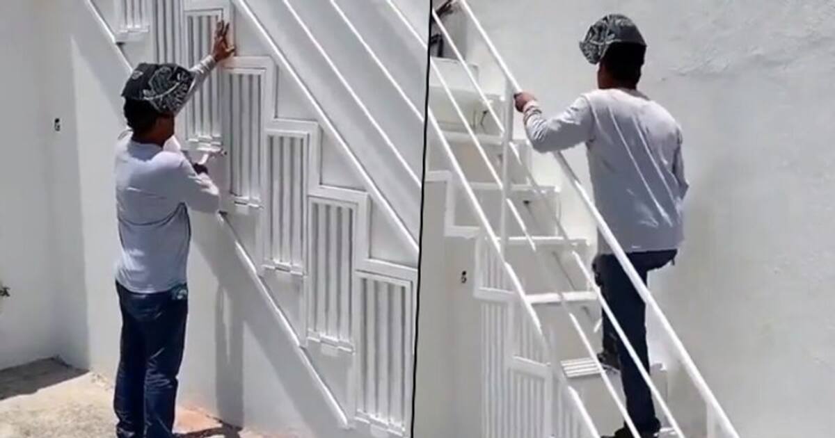 Innovative foldable staircase against wall captured netizens' attention ...