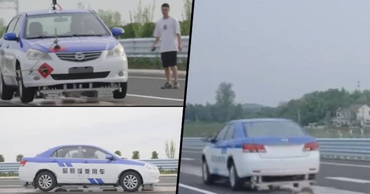 Watch: China tests 'flying car' with magnetic technology that goes up ...