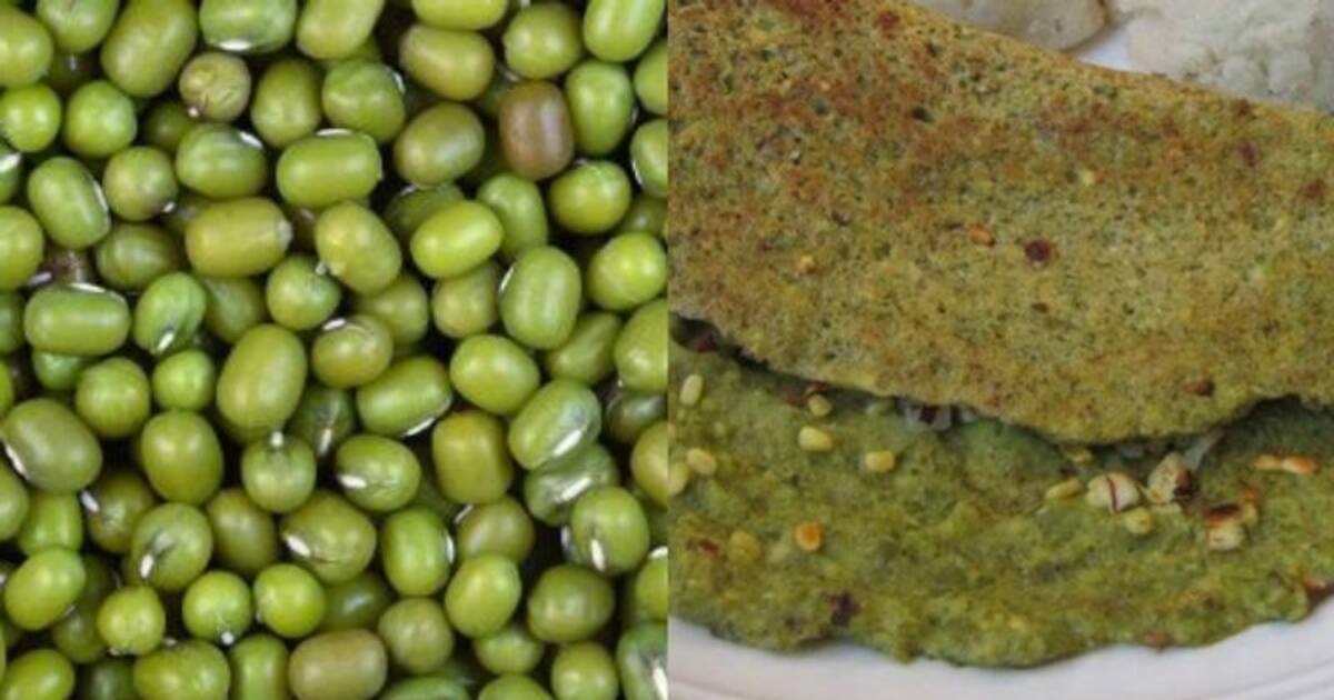 Pachai payaru dosa: முளை கட்டிய பச்சை பயறு தோசை மாவு..வெறும் 10 ...