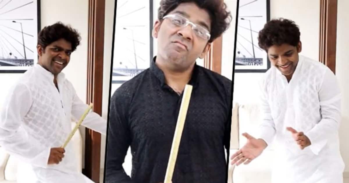 Mimicry Artist imitates Bollywood actors playing dandiya in Navratri ...