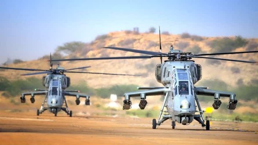 4 Light Combat Helicopters join IAF 143 HU; LCH is lethal and formidable