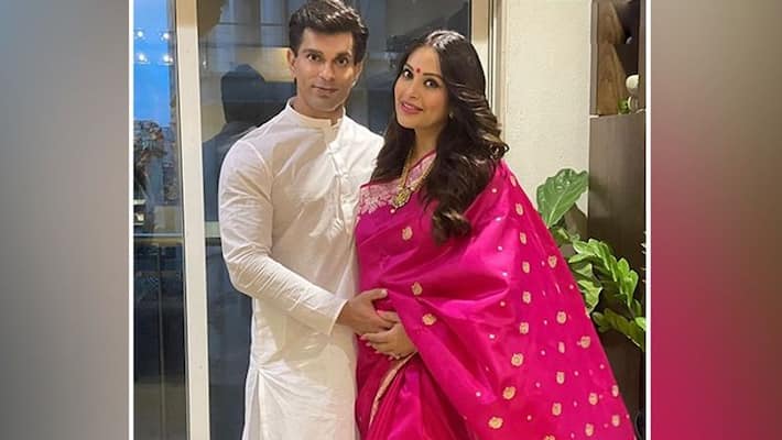 Karan Singh Grover can't stop sharing adorable pictures of his pregnant ...