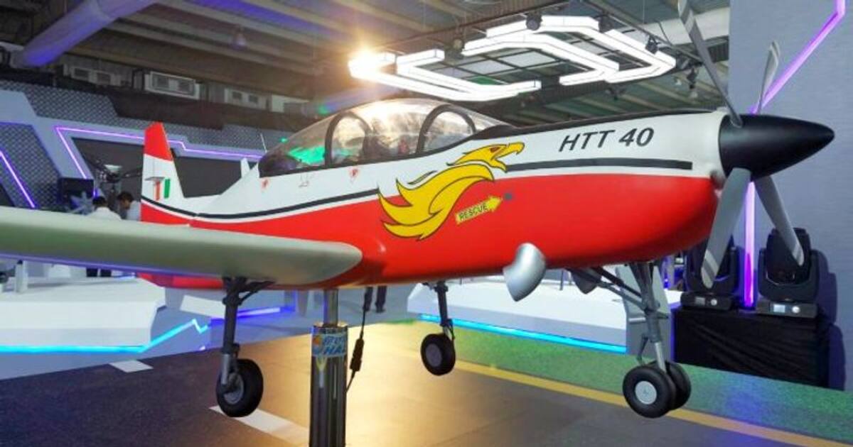 DefExpo 2022: HTT-40, the India-made basic trainer aircraft, unveiled
