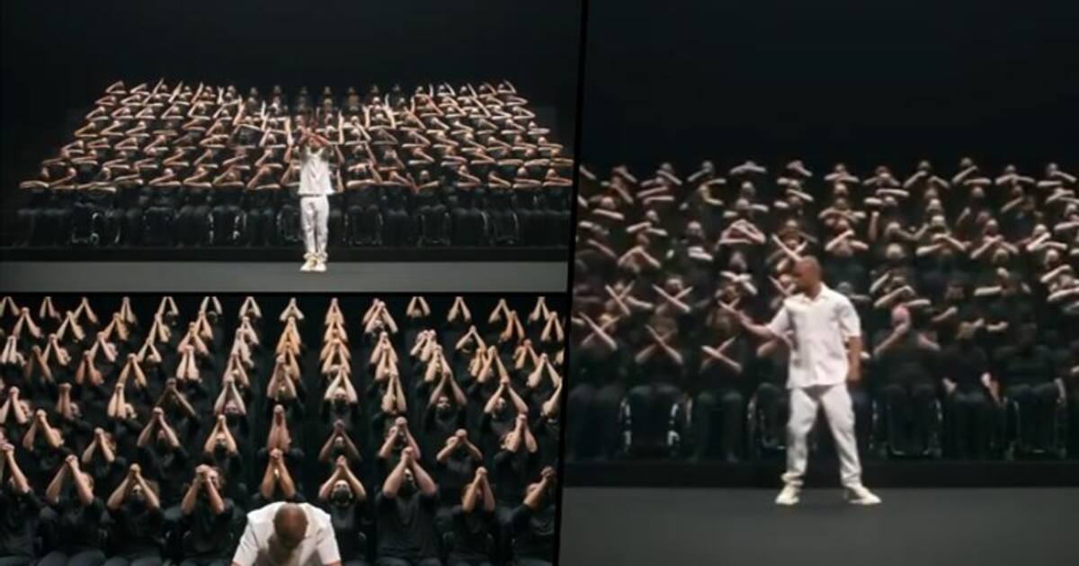 Viral video: 128 people on wheelchair perform hand ballet; watch