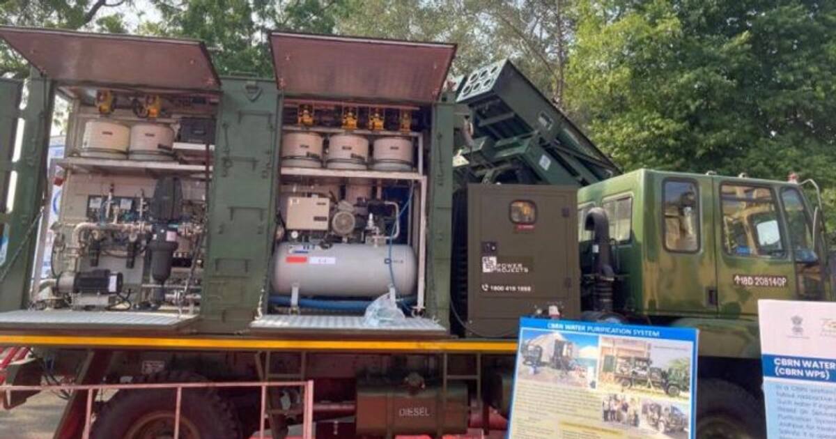 DRDO's CBRN water purifier gives soldiers on frontlines 6000 litres per ...