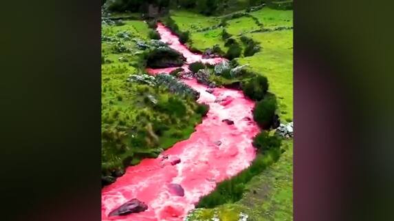 Watch: Ever seen 'Red River' in Peru? Old video amazes viewers on ...