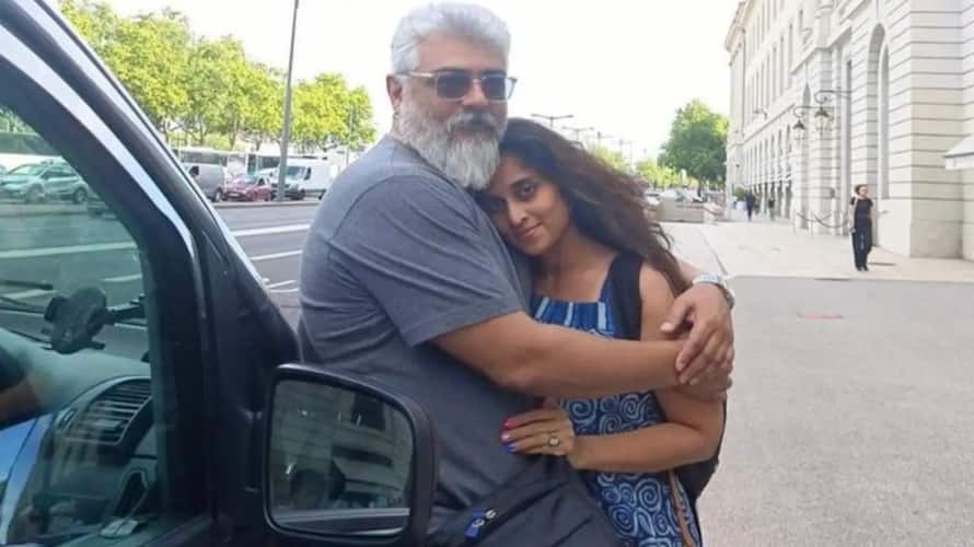 Tamil star Ajith Kumar in France with his wife Shalini; check out their ...