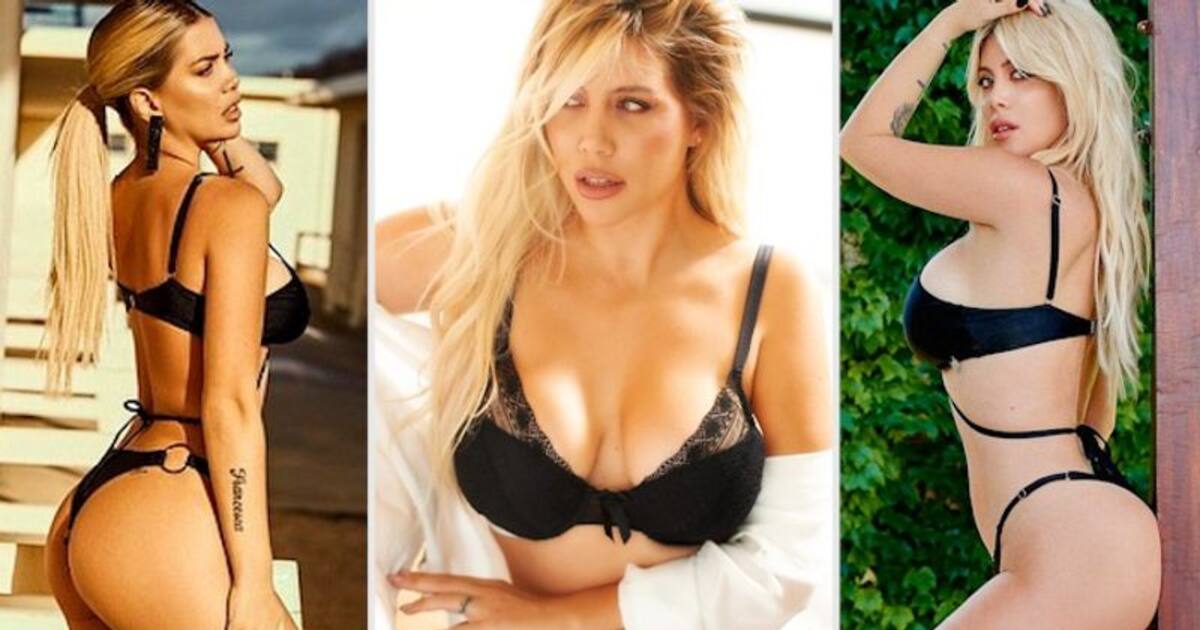 Sexy Pictures 10 Times Mauro Icardis Ex Wife Wanda Nara Flaunted Voluptuous Body In Black Bikinis