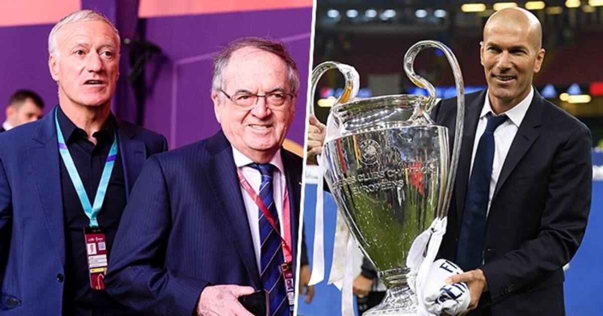 Zidane vs FFF's Noel Le Graet: Real Madrid fans applaud club for ...