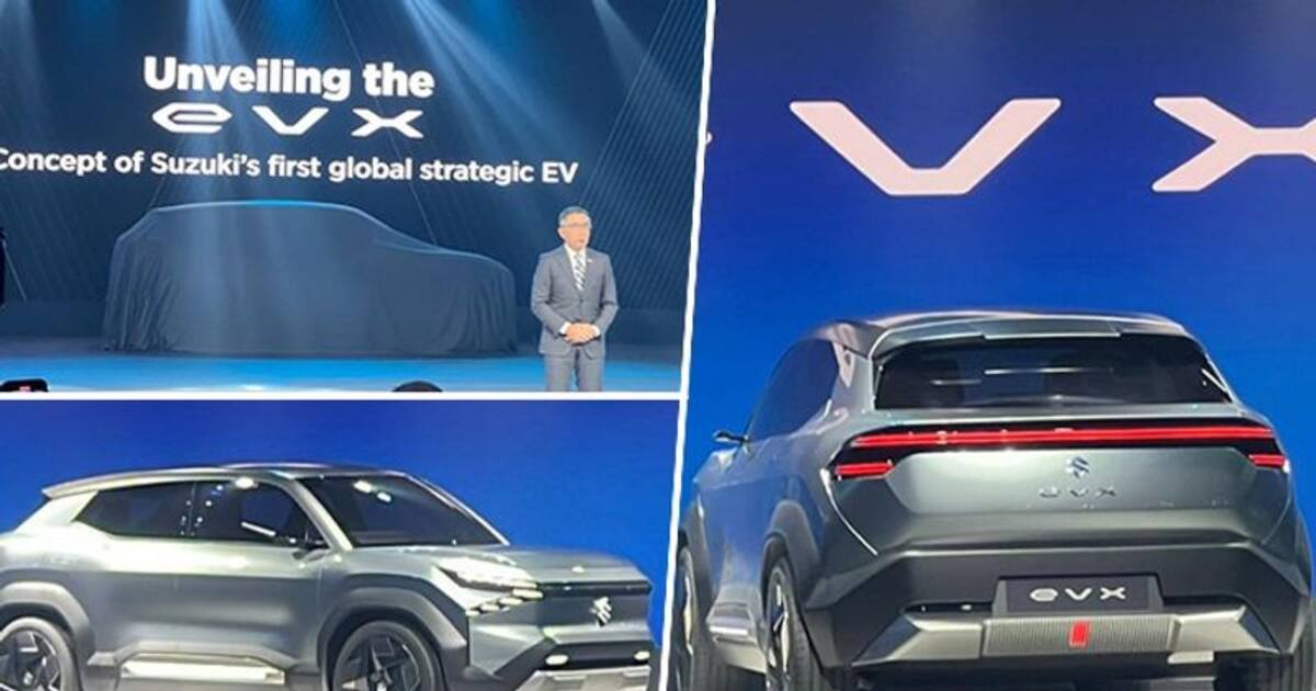Maruti Suzuki unveils Concept Electric SUV eVX, market launch in 2025 ...