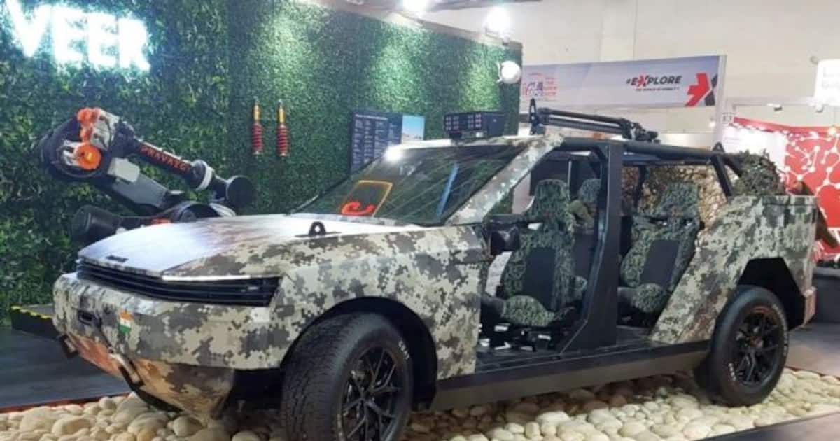 Auto Expo 2023: Introducing Veer, India's first electric Military ...