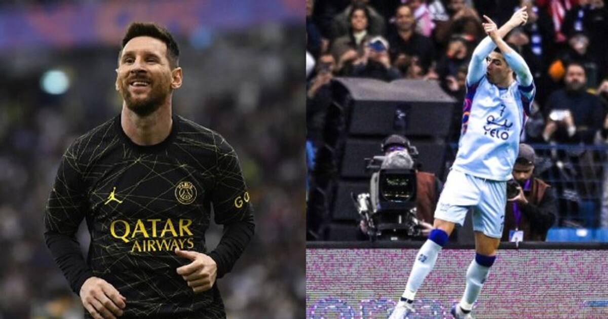 PSG beat Riyadh XI 5-4: Fans witness Messi magic, Ronaldo's Siuu, red ...