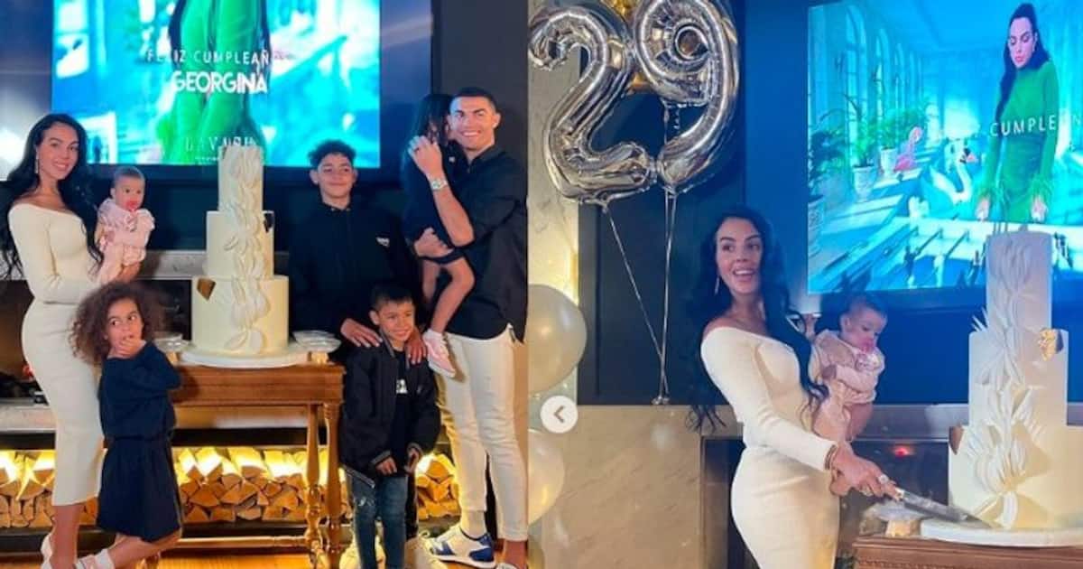 Georgina Rodriguez celebrates 29th birthday with Ronaldo, kids in ...