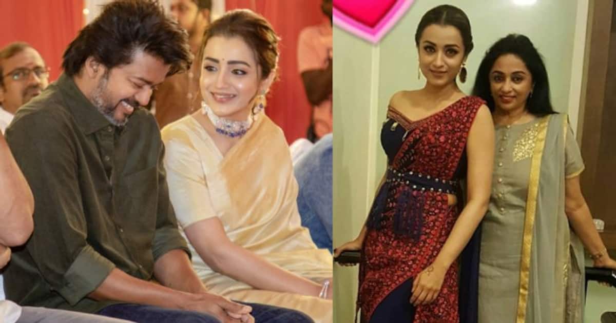 Trisha mother uma krishnan : லியோ படத்தில் இருந்து திரிஷா விலகியதாக ...