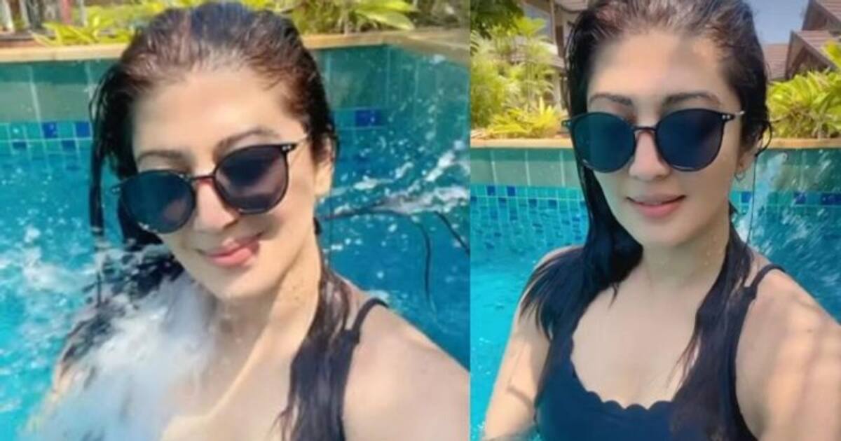 స్విమ్మింగ్ పూల్ లో ప్రణీతా జలకాలాట.. తడి అందాలతో మైమరిపిస్తున్న ...