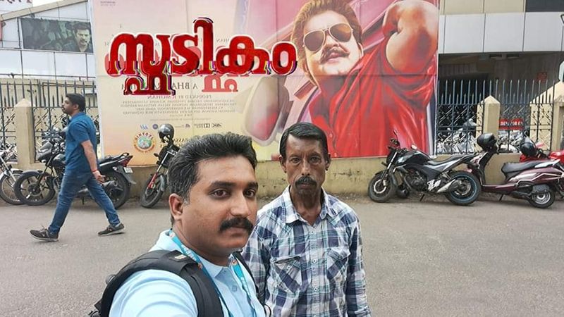 വന്നത് ഒറ്റ ഫ്രെയ്‍മില്‍, പക്ഷേ; 'സ്‍ഫടികം 4 കെ' കാണാനെത്തി 'ഓന്ത് ...