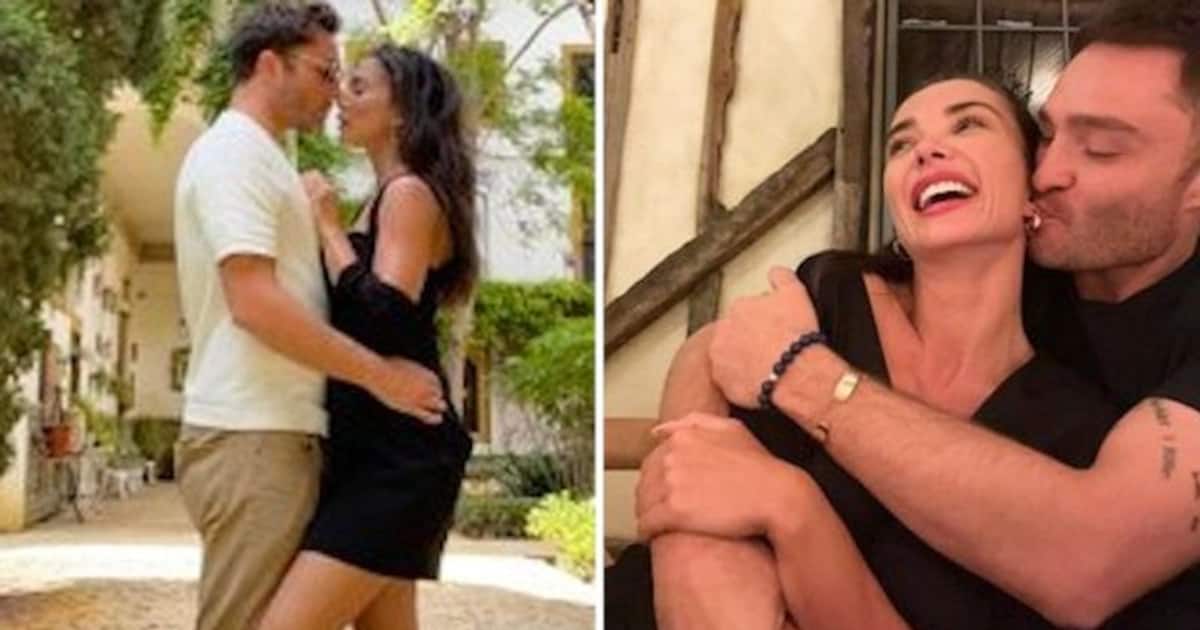 Amy Jackson shares some romantic pictures with her boyfriend Ed Westwick on Valentine’s Day; see ...