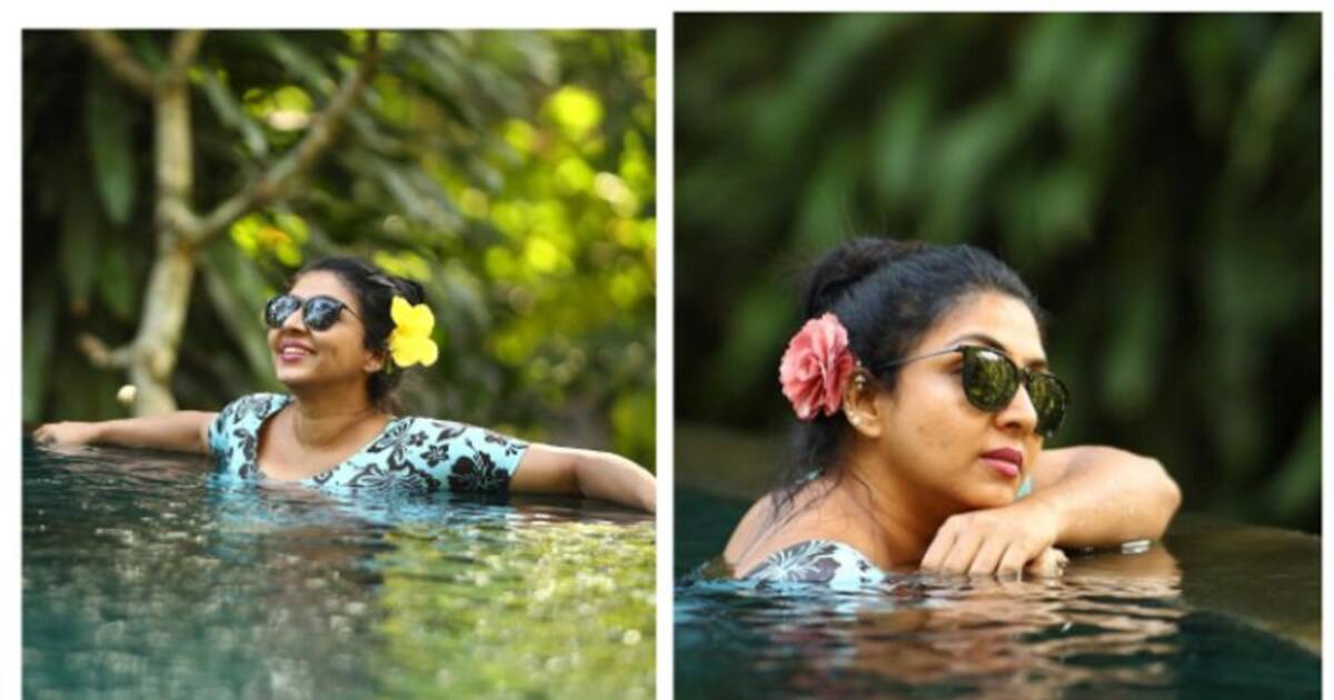 Priyadharshini எதிர்நீச்சல் ரேணுகாவா இது? 45 வயதில்... டைட்டான நீச்சல் உடையில் கணவரோடு பந்தாவாக ...