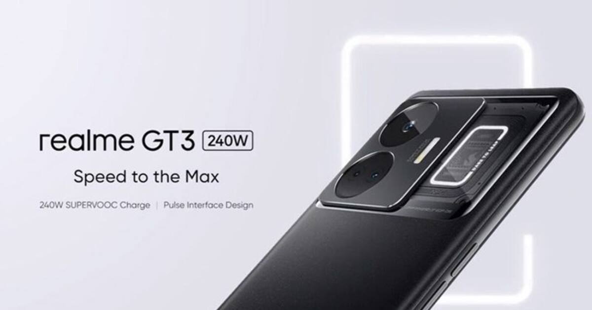 Realme GT 3 with 240W fast charging and LED lighting launched; 4 ...