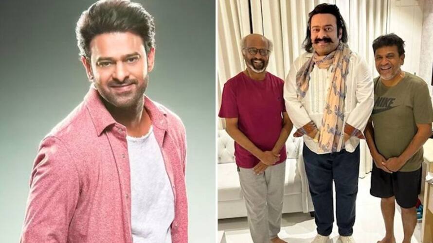 SHOCKING! Prabhas' morphed photo with Rajinikanth and Shiva Rajkumar ...