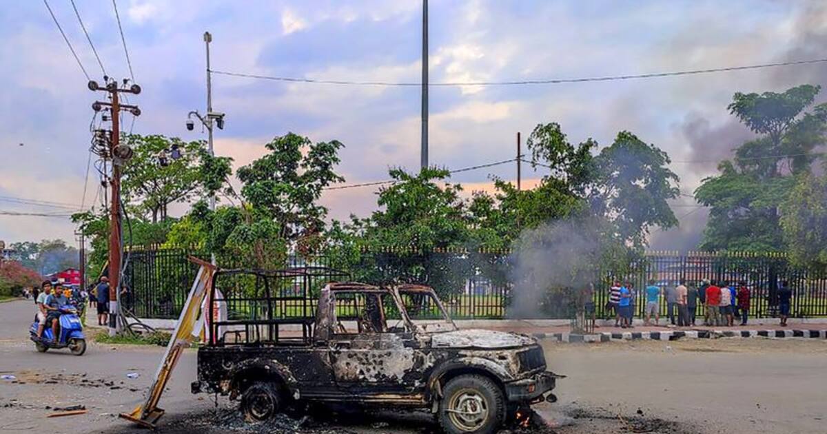 Manipur violence fire reaches Delhi University as Kuki, Meitei students ...