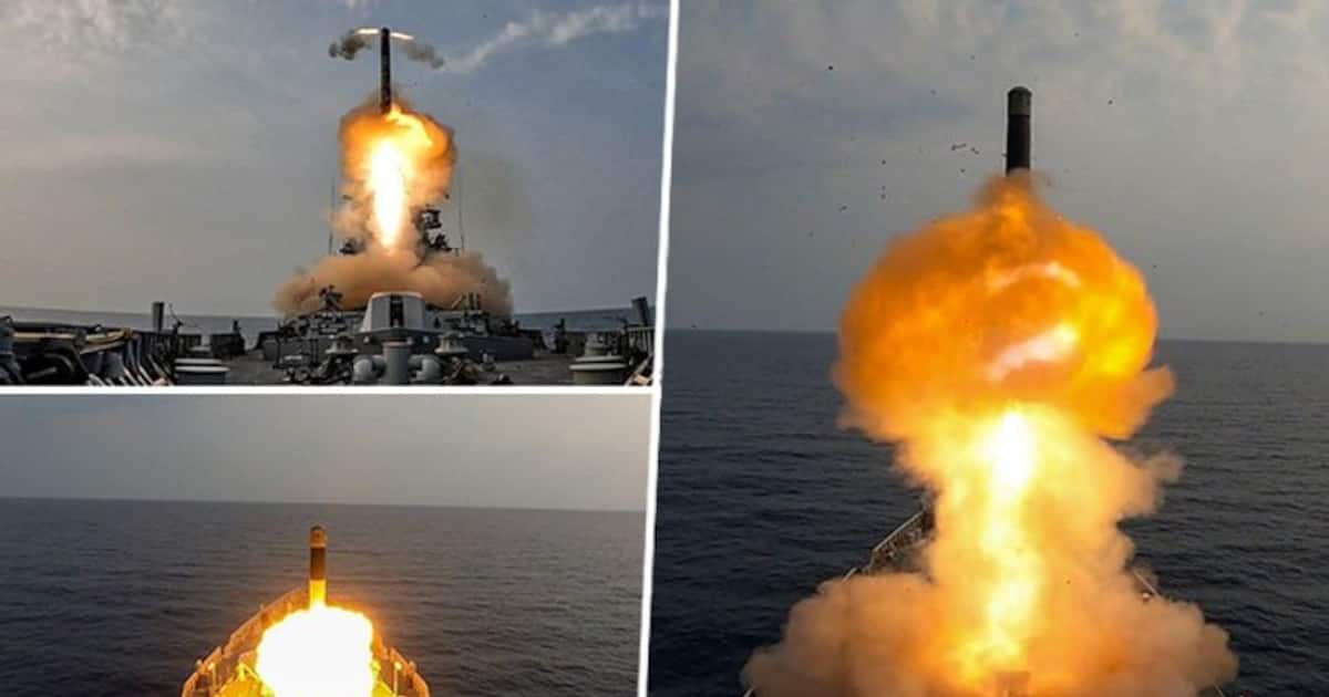 INS Mormugao successfully conducts maiden test firing of Brahmos ...