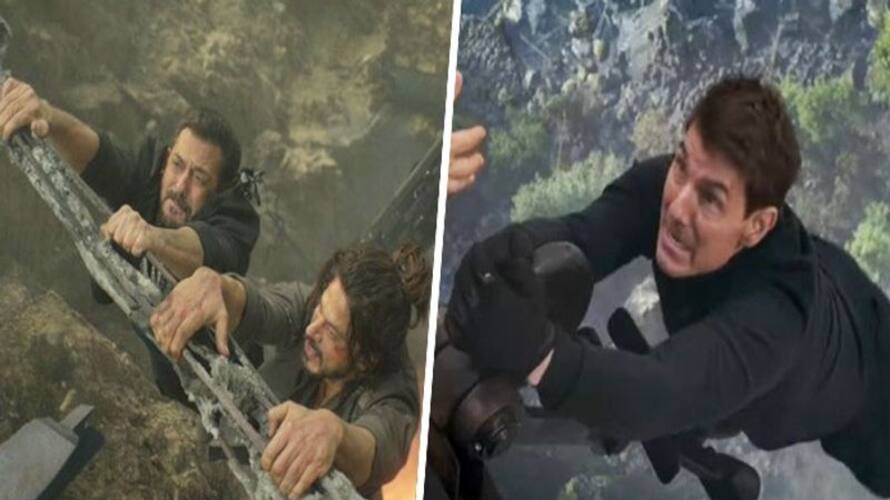 Shah Rukh fans allege that Mission Impossible 7 copied Pathaan's iconic ...