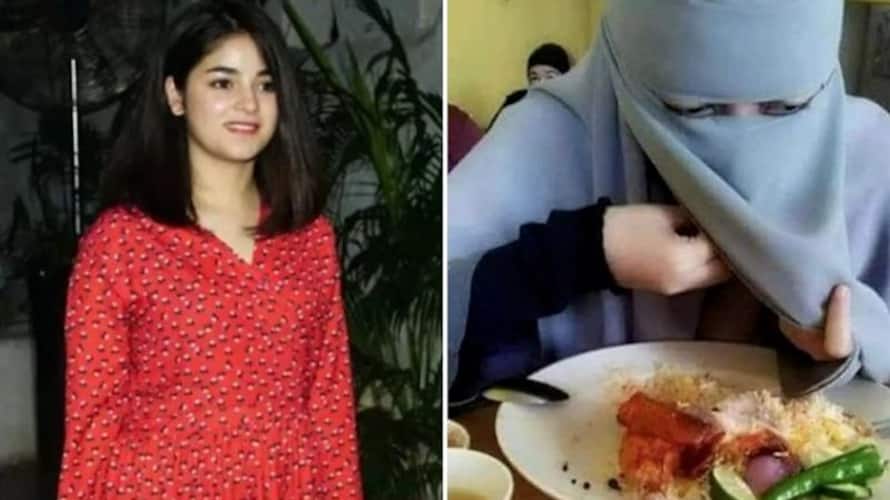 Dangal actress Zaira Wasim defends woman eating in Niqab; says totally ...