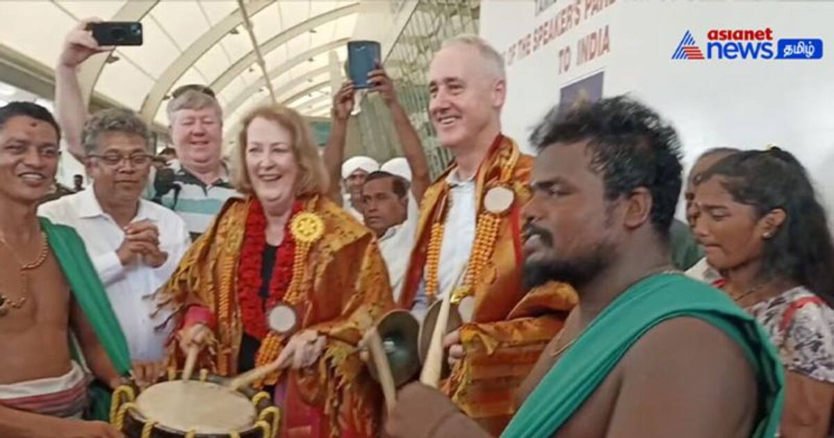 Watch : கேரள செண்டை மேளம் வாசித்த ஆஸ்திரேலிய சபாநாயகர்! - உற்சாக ஆட்டம் ...