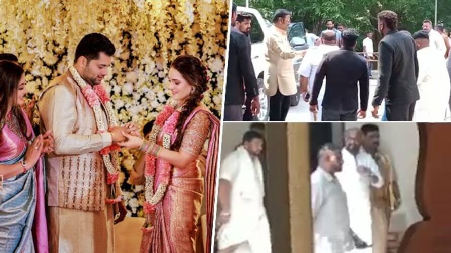 Abishek Ambareesh, Aviva Bidapa wedding: Rajinikanth, Mohan Babu arrive ...