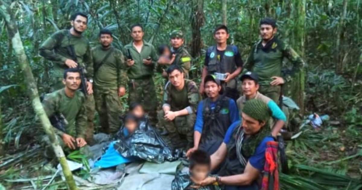 Colombian Miracle: 4 children rescued from Amazon rainforest 40 days ...