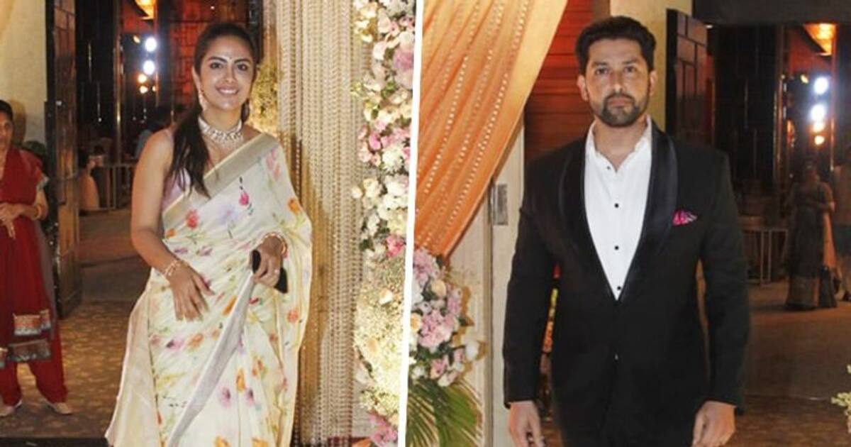 Krishna Bhatt-Vedang Sarda wedding reception: Avika Gor, Aftab ...