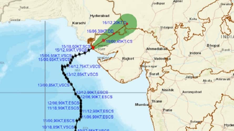 Cyclone Biparjoy leaves trail of destruction in Gujarat, damages power ...
