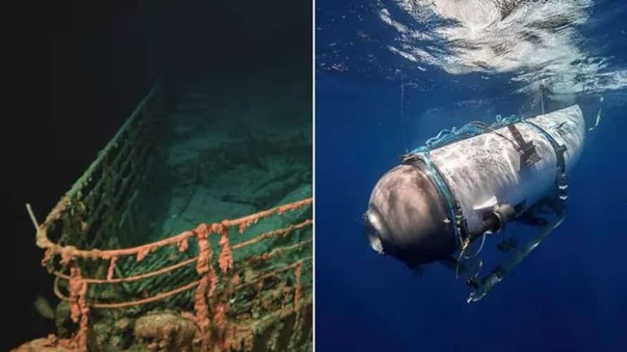 Missing Titanic submersible: Haunting animation shows it could be stuck ...