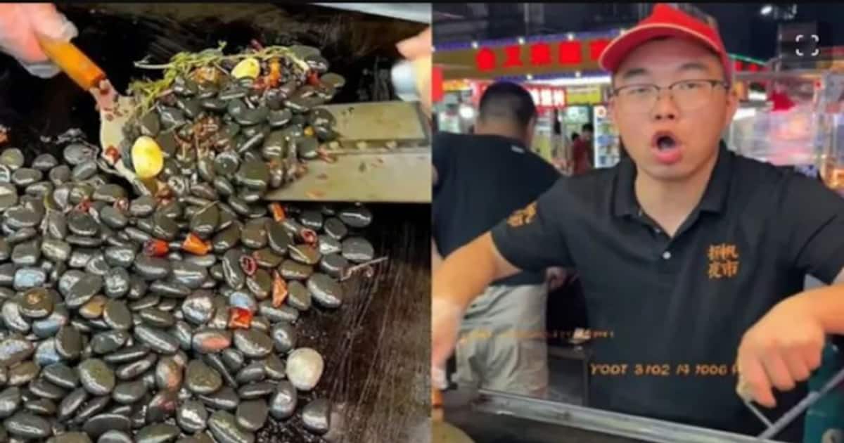 Chinese eat stir-fried stones rocks the internet: கூழாங்கற்களை சமைத்து ...