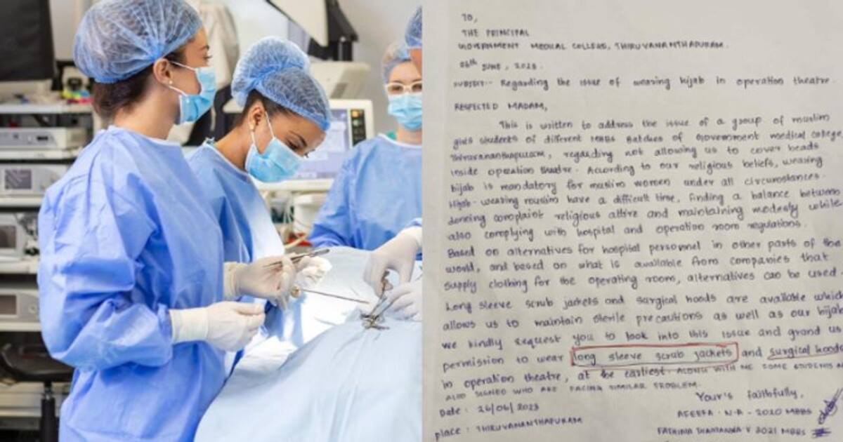 Kerala: Medical students seek nod to wear surgical hoods, long-sleeve ...