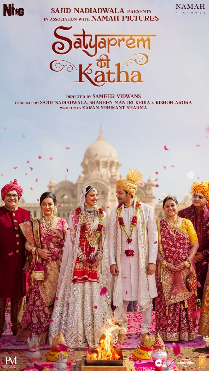 'Satyaprem Ki Katha': Kartik Aaryan, Kiara Advani's film poster ...
