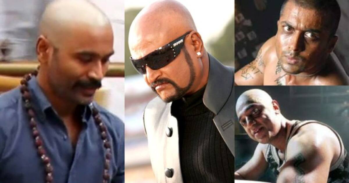 Tamil heroes in Bald look : சூப்பர்ஸ்டார் முதல் தனுஷ் வரை ...