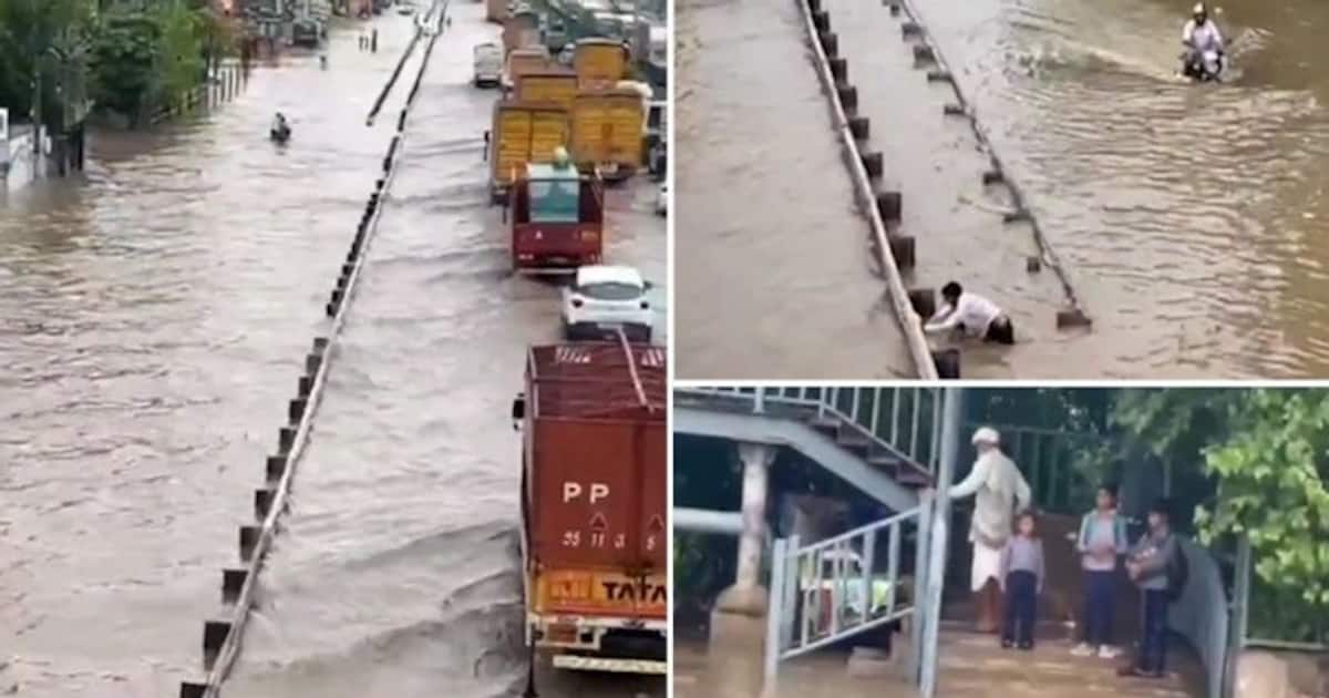WATCH: Heavy rains lash Gurugram, videos of waterlogging in many areas go viral