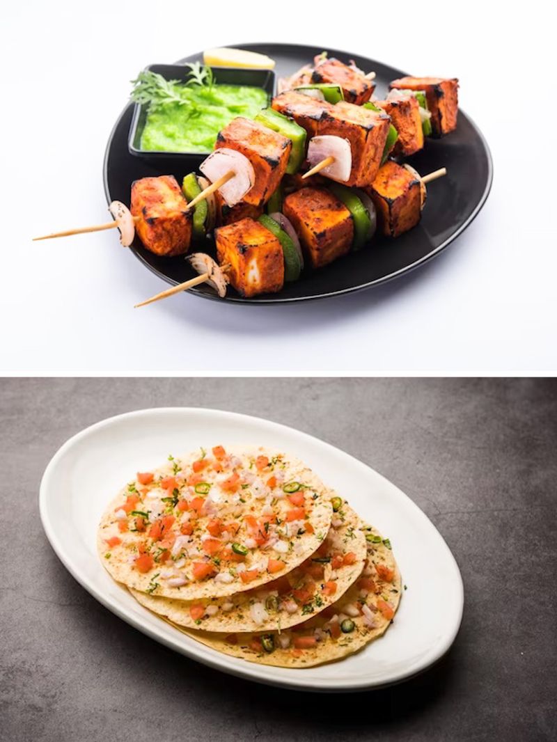 Paneer Tikka to Masala Papad: 6 most popular Indian Snacks