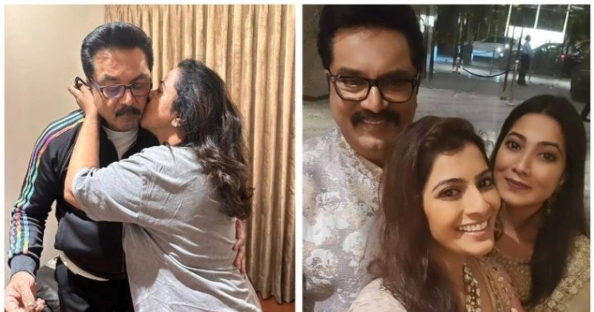 Actor Sharathkumar Birthday Celebration, 60 வயதிலும் குறையாத காதல்.. சரத்குமார் பிறந்தநாளுக்கு ...