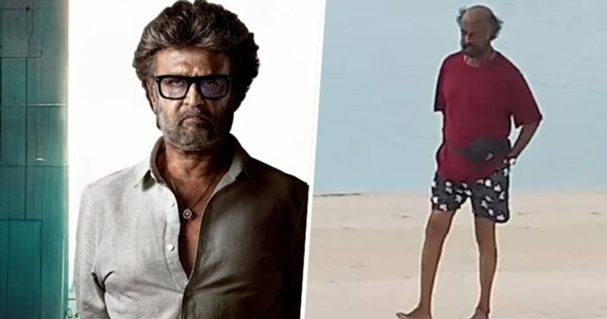 Rajinikanth in Maldives: Jailer star spotted walking on the beach ...