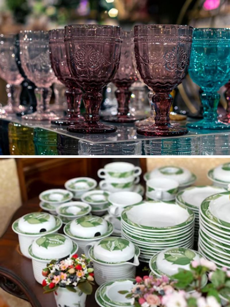 8 creative ideas to elevate your dinnerware in the crockery almirah