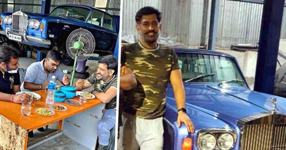 MS Dhoni enjoys vintage car ride in Ranchi; fans delighted to see his ...