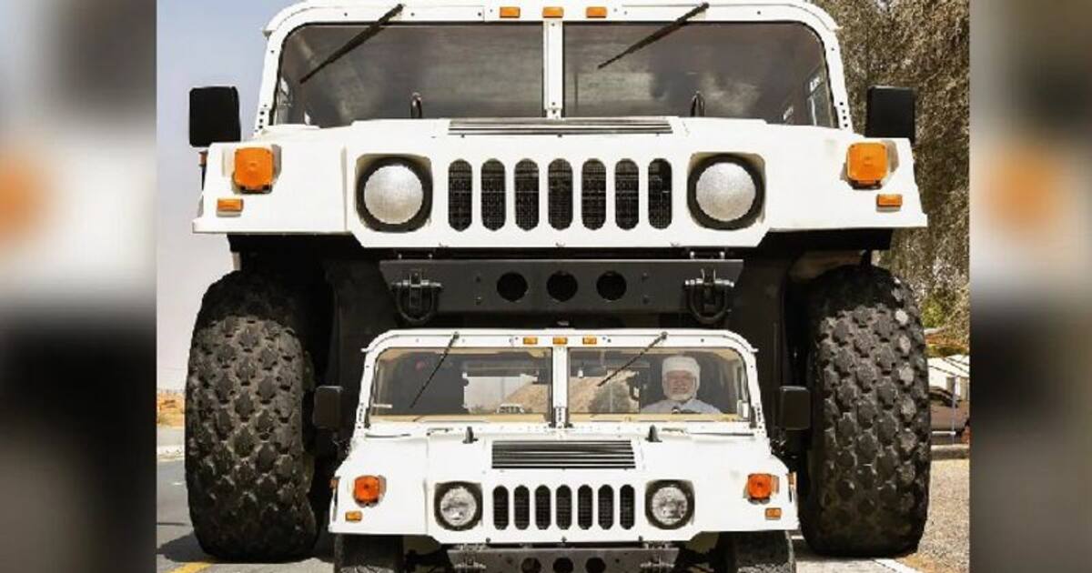 WATCH: Dubai Sheikh's 'Humzilla' - A giant Hummer three times bigger ...